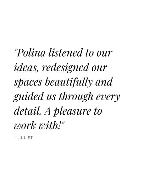 Polina Radchenko Interior Design Red Hill Wa
