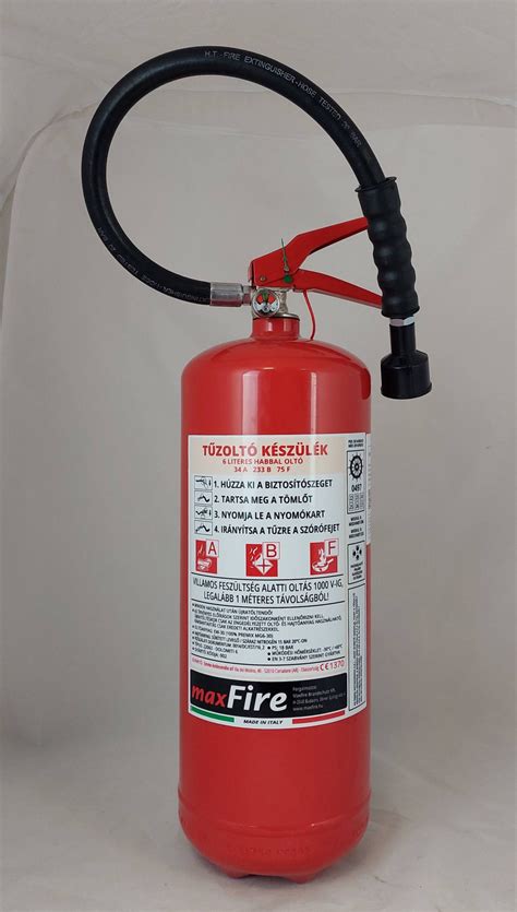 Maxfire Green Ice 6 Liter Abf Foam Fire Extinguisher 21a 144