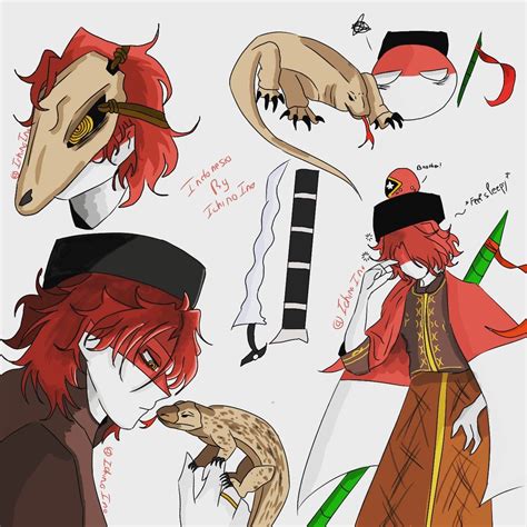 Countryhumans Indonesia Quốc Kỳ