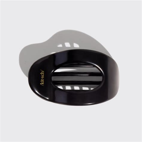 Black Flat Cloud Clip Small Kitsch