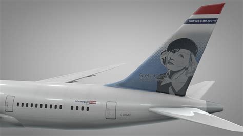 Boeing 787 Dreamliner Norwegian Air L178 3d Model 170 C4d Unknown Free3d