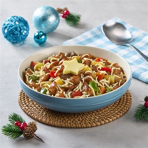 Cheesy Pork Menudo Twist And Make