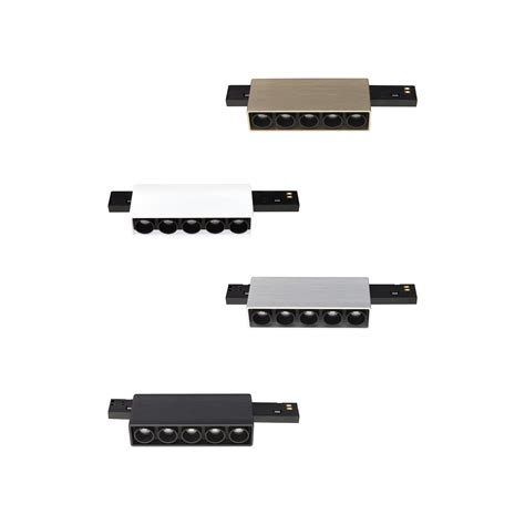 Luminaria Led Raster Mini De Sobreponer Para Riel Micro 7 Tl 9109rrms