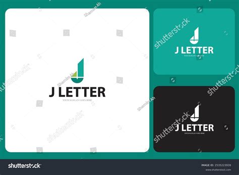 J Letter Logo Design Template Stock Vector Royalty Free 2535223939 Shutterstock