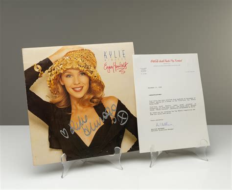 Lot A Signed Copy Of Kylie Minogues Enjoy Yourself Lp