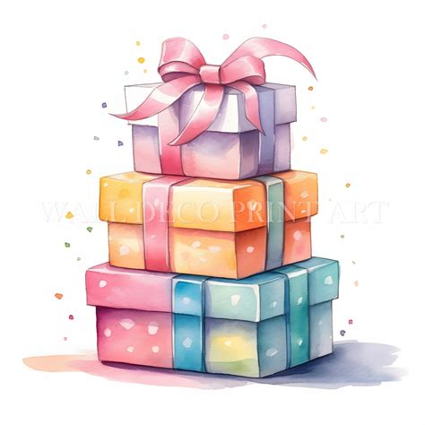 Birthday Ts Pastel Clipart Bundle 10 High Quality  Digital