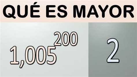 QuÉ NÚmero Es Mayor Aritmética Matemáticas Básicas Matematicas Conocimiento Youtube