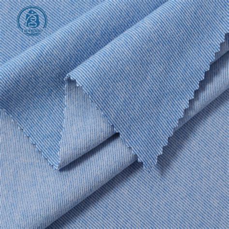 Cationic Polyester Stretch Double Brushed Thermal Fleece Striped Fabric