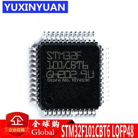 Yuxinyuan Stm32f101cbt6 Stm32f101 32f101 Qfp48 Ic Mcu 32bit 128kb Flash