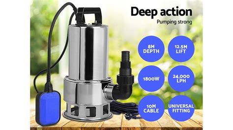 Giantz Submersible Water Pump 1800w Harvey Norman New Zealand