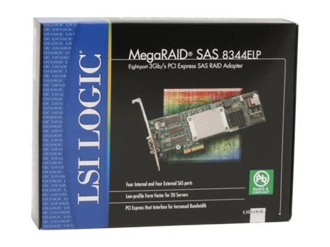 LSI LSI PCI Express X SATA SAS MegaRAID ELP KIT Port G MB Newegg Com