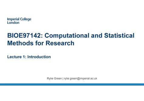 Lecture 1 2022 2023 With Answers Bioe97142 Computational And