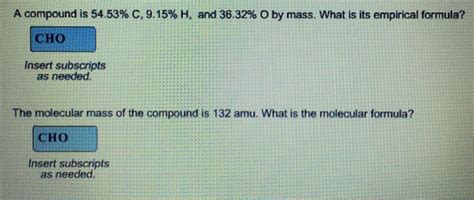 solved a compound is 54 53 c 9 15 h and 36 32 o by