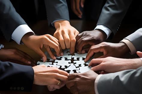 premium photo teamwork for innovation and problemsolving