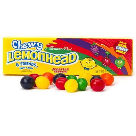 Chewy Lemonhead And Friends 2 2 Ounce Packs 24 Piece Box Bestcandyshop