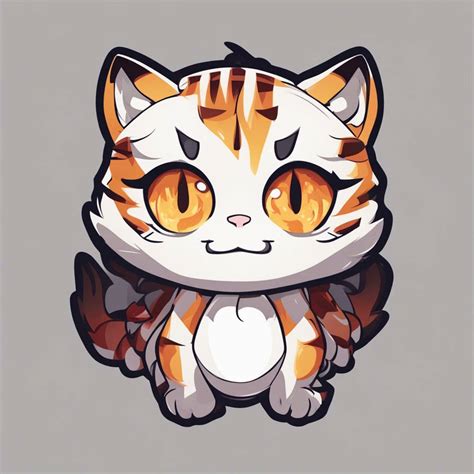 Cute Cat Pokemon Sticker Design By Mort Aux Arts On Deviantart