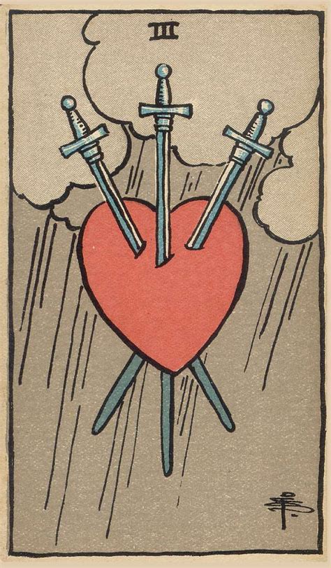 Three Of Swords Tarot Card Meaning Interpretations And Advice For Three