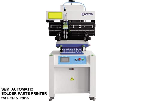 Semi Automatic Solder Paste Printer Machine Plc For Led Strip