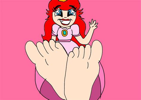 Princess Toadstool Crossed Feet Tease By Andrealovessouthpark On Deviantart
