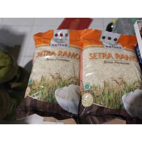 Jual Beras Setra Ramos 5 Kg Shopee Indonesia