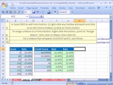 Excel Formula Efficiency Time Your Formulas For Speed YouTube