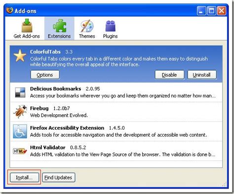 ปลาทูสมต้มยำ Install Xpi การติดตั้ง Extension ของ Firefox