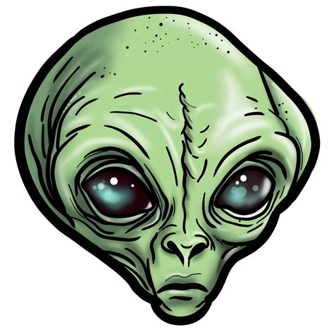 How To Draw A Alien Face