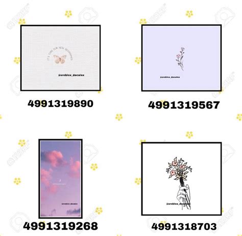 Cute Decal Codes For Roblox At Aron Desrochers Blog