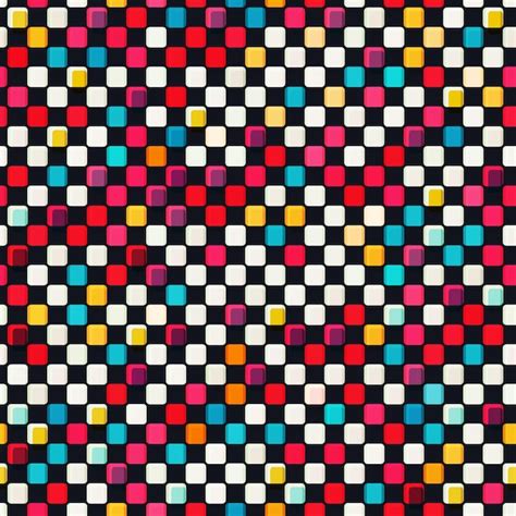 Premium Vector Colored Tiles Seamless Pattern