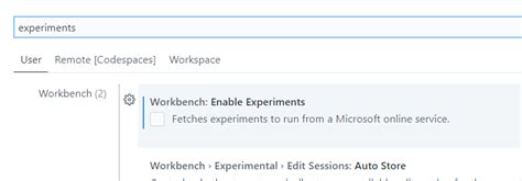 Disabling Experiment Doesnt Roll Back Affected Setting Default Values