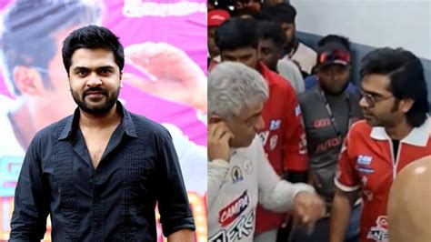 Silambarasan Tr Meets Ajith Kumar Amid Latters Race In Malaysia