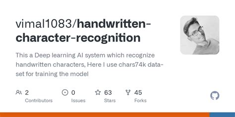 github vimal1083 handwritten character recognition this a deep