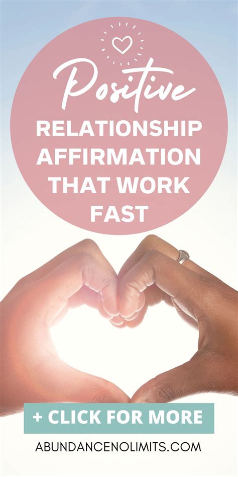 70 Love And Relationship Affirmations You Can Start Today Positive