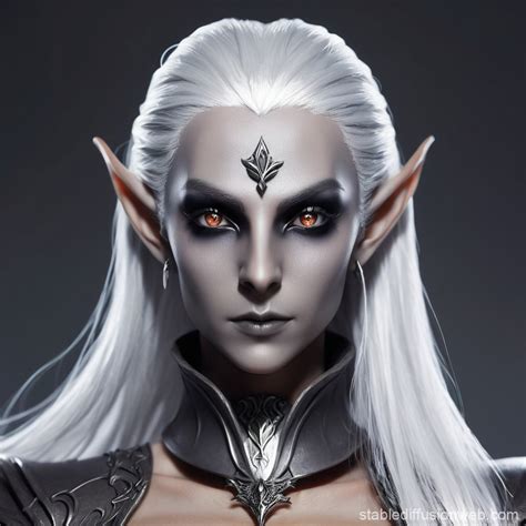 Female Dark Elf Portraits Stable Diffusion Online