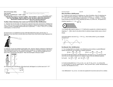 6 Solved Problems On University Physics Ii Final Exam Phys 2070