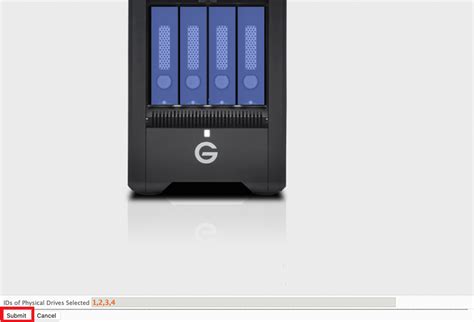 steps to configure g raid shuttle disk array raid