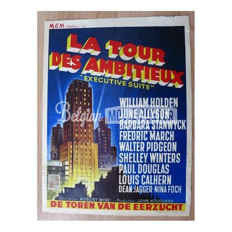 Executive Suite Belgian Movie Poster Store