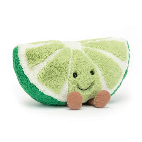 Amuseable Slice Of Lime Plush Toy Home Decor Slice Of Lime Jellycat