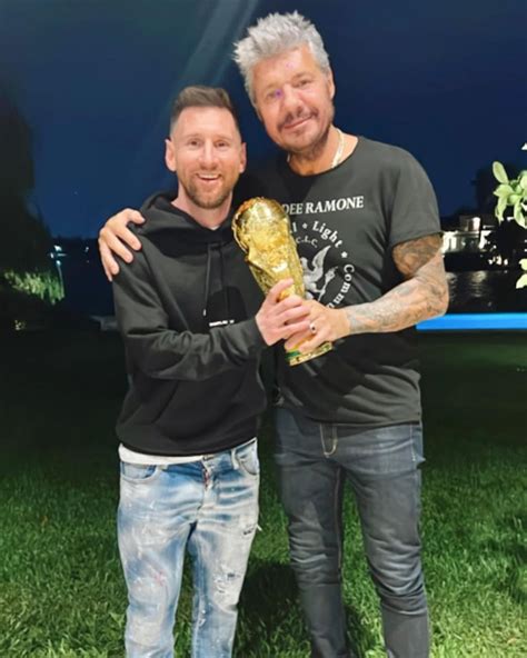 Las Fotos De La Cena De Messi En La Casa De Marcelo Tinelli Eltrece