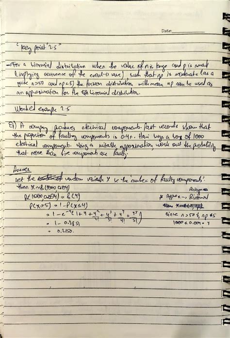 SOLUTION Poisson As An Approximation To Normal Distribution With Worked Examples Studypool
