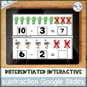 Interactive Differentiated Subtraction Activities With Google Slides