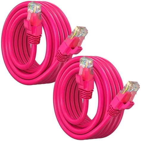 Maximm Cat 6 Ethernet Cable 12 Ft 10 Pack High Speed Lan Cable