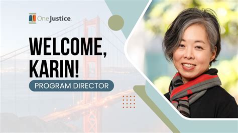 Onejustice Welcomes Program Director Karin Wang Onejustice
