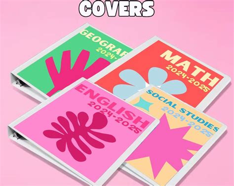 Preppy Binder Cover Preppy Binder Cover Printable Notebook Cover Preppy