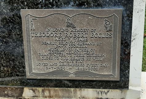 Theodore Robert Eccles 1929 2000 Find A Grave Memorial