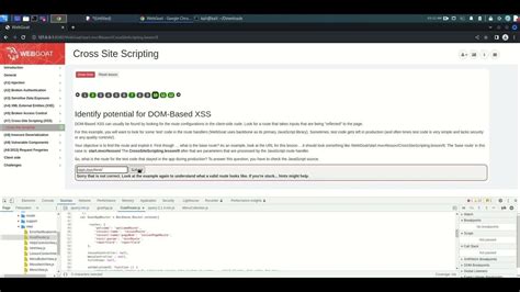 owasp webgoat cross site scripting xss tutorial youtube