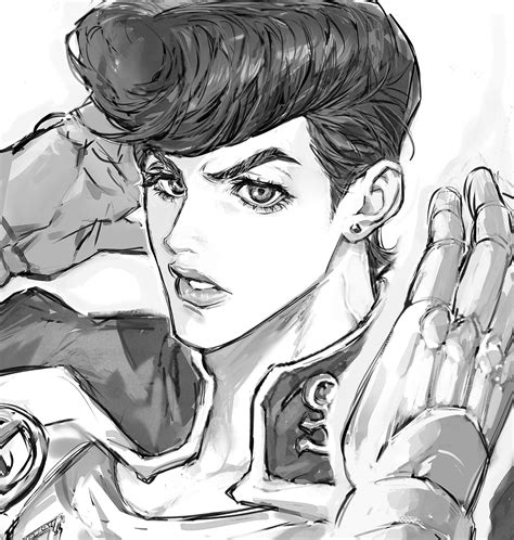 Higashikata Josuke And Crazy Diamond Jojo No Kimyou Na Bouken And More Drawn By User