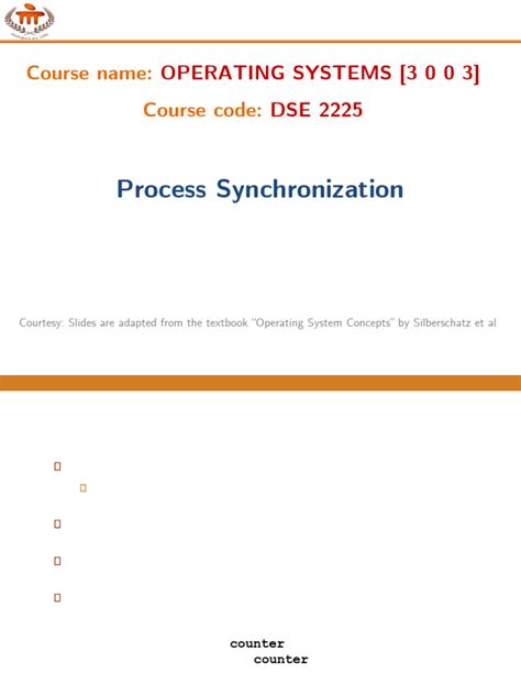 32 Process Synchronization Pdf Concurrency Computer Science
