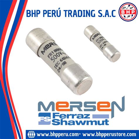 Fr10gg50v4 Mersen Ferraz Shawmut Fusible CerÁmico Industrial Gg 4a 500v 10x38mm Bhp