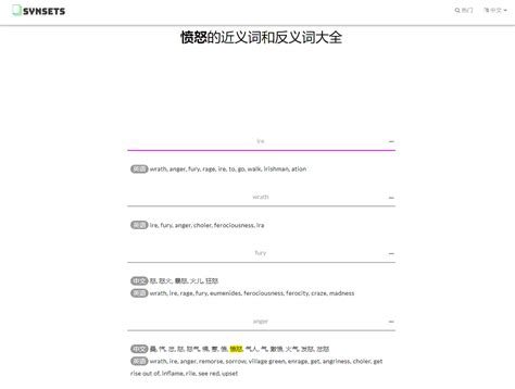 中文的同义词近义词词典或网站有哪些值得推荐？ 知乎